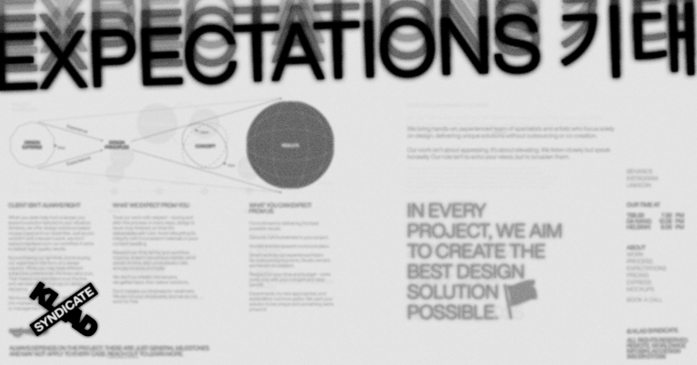 Expectations & Working Principles – KLAD